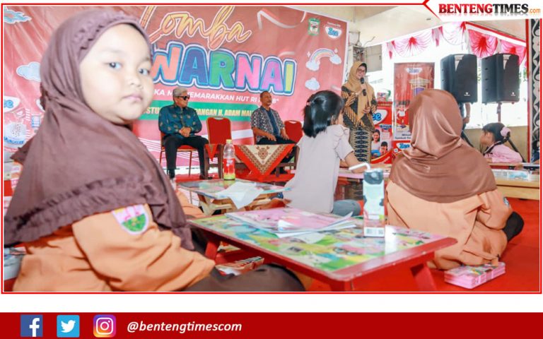 Semarak HUT ke-78 Kemerdekaan RI di Siantar, Ratusan Anak Ikut Lomba Mewarnai – Benteng Siantar